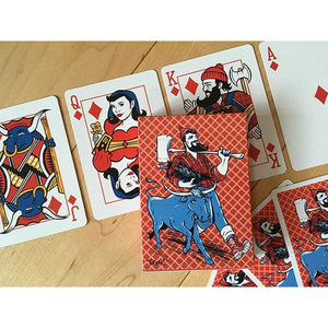 Paul & Babe Timber Playing Cards